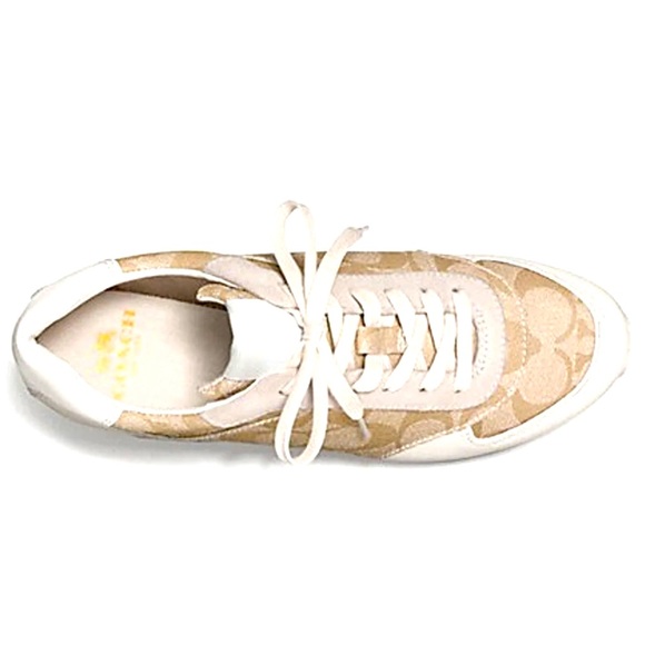 Coach | Shoes | Coach Ivory Sneakers | Poshmark